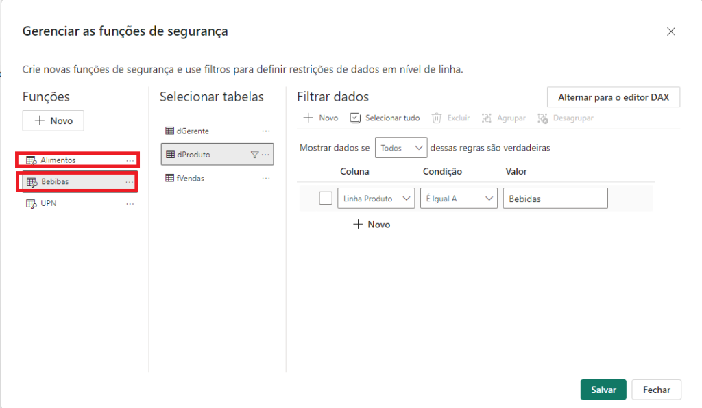 Ajuda - Row Level Security (RLS) e Object Level Security (OLS) - Power ...