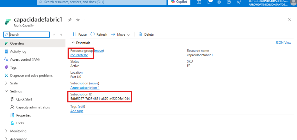 Ajuda - Controle de Capacidades - Power Embedded